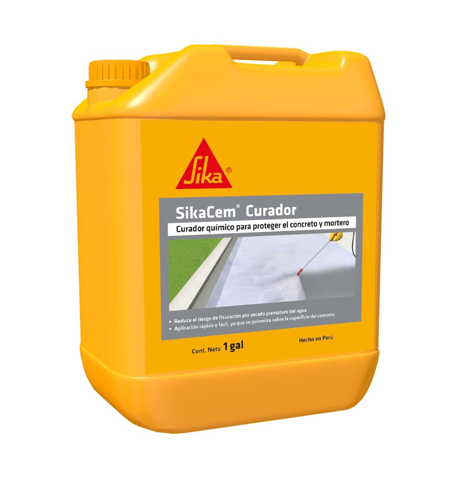 Curador Químico para Concreto y Mortero SikaCem® Curador 4L