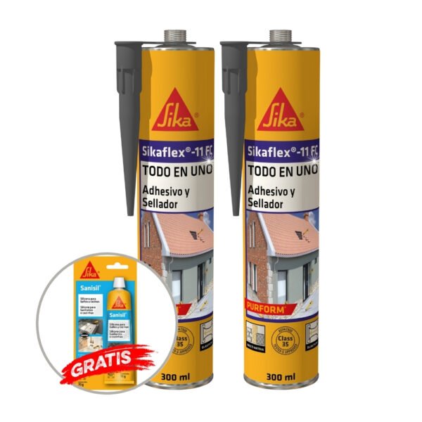 Sellador Elastomérico de Poliuretano Sikaflex 2c NS EZ Mix Gris